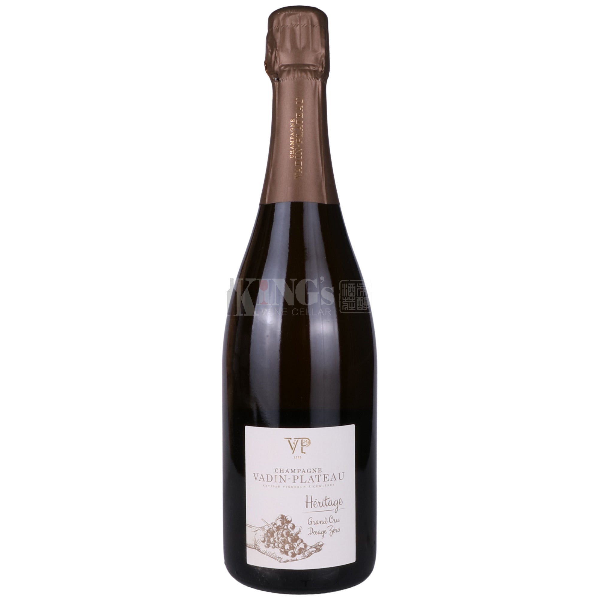 2017 Champagne Vadin Plateau Heritage Grand Cru Avize – King's Wine Cellar