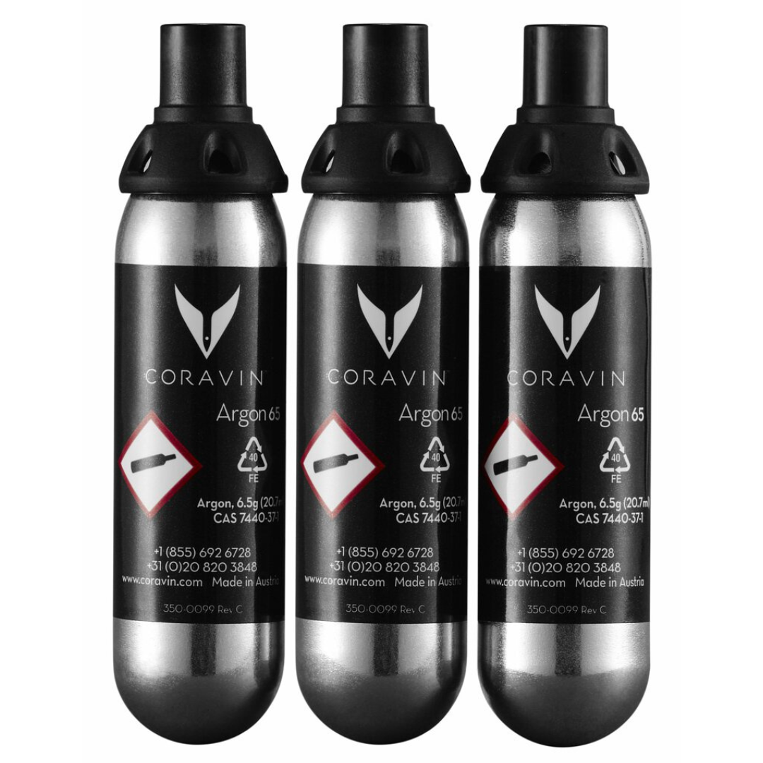 Coravin Argon Capsule 3 Pack – King's Wine Cellar